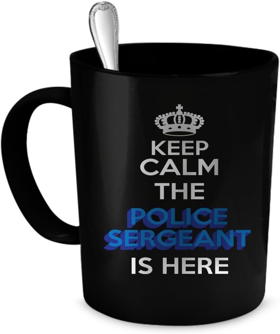 Amazon.com: Police Sergeant Coffee Mug. Police Sergeant gift 11 oz ...