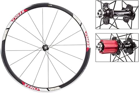 Amazon.com : Xero Wheelset Road XR-1 700 Black Campy 16H Front/20H Rear ...