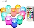 Amazon.com: Multi Color Changing Votive Flameless Candles with Remote ...