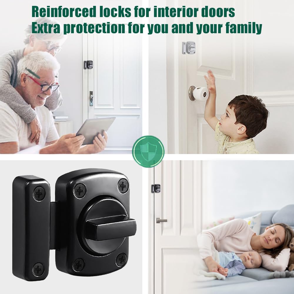 Mua Inner Door Reinforcement Locks Latch,Door Bolt Door Safety Locks ...