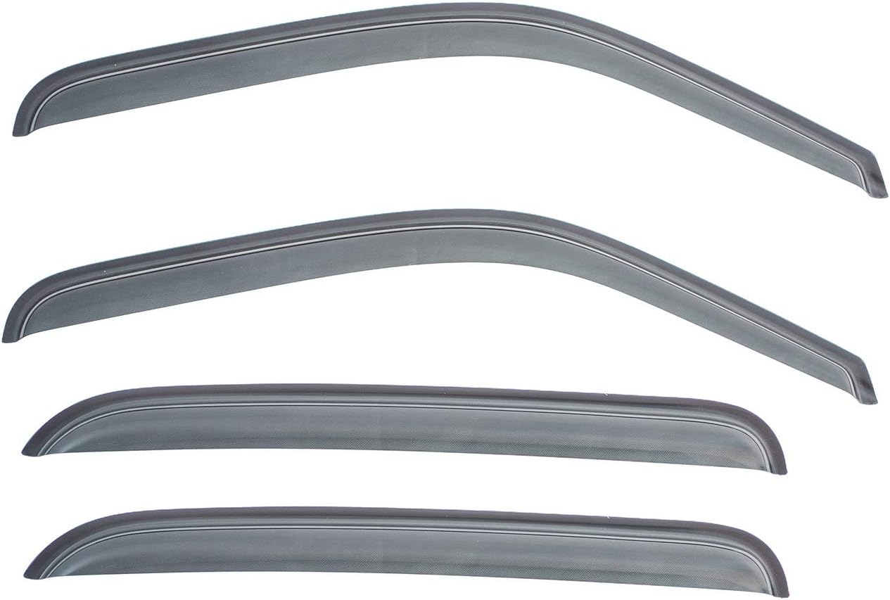 Side Window Wind Deflectors & Visors LLPTA Set of 4 Fit Chevy/GMC ...
