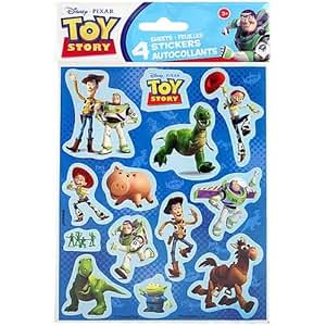 Amazon.com: Toy Story Sticker Sheets (4/pkg): Kitchen & Dining