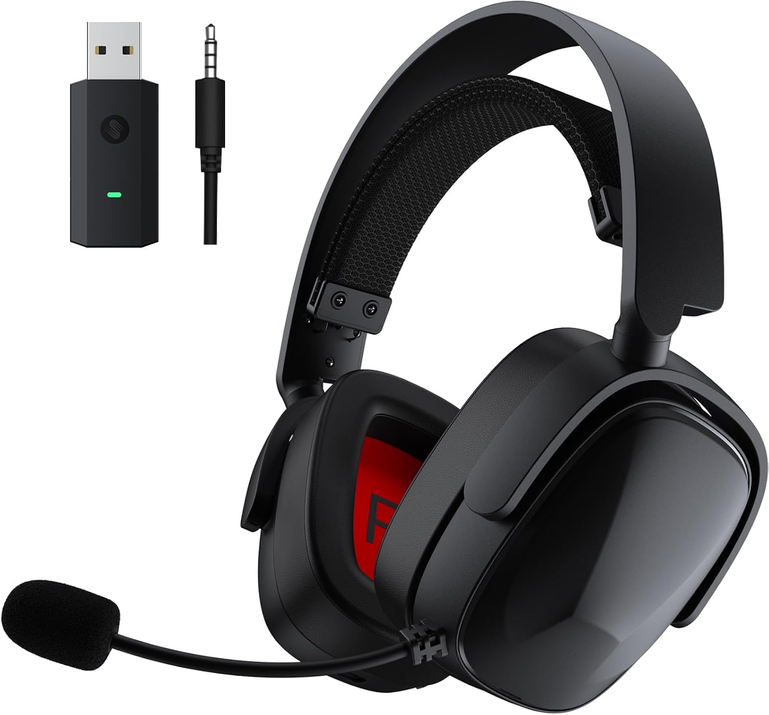 SENZER X100 Wireless Gaming Headset with Mic for PC PS4 PS5 Nintendo ...