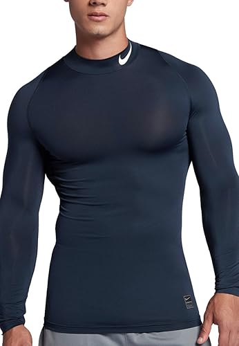 Nike Men's Pro Compression Mock LS Top Long-Sleeved Functional Shirt ...