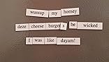 Amazon.com: Magnetic Poetry - D-Bag Poet Kit - Words for Refrigerator ...