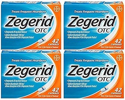 Amazon.com: Zegerid OTC Capsules, 42-count (4 Pack) Ko#xD: Health ...