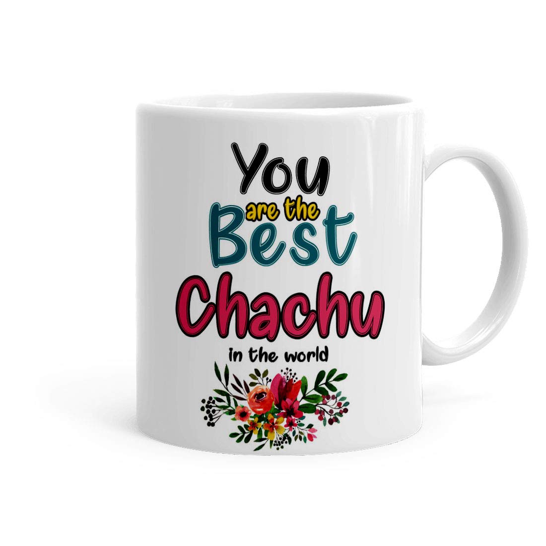 Buy Kesri Gifts You are The Best Chachu in The World Theme Printed ...