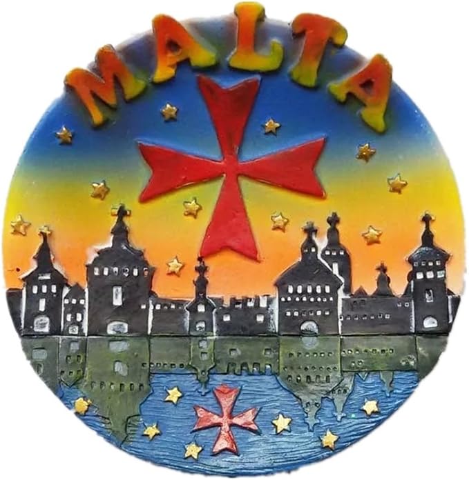 Amazon.com: Malta Resin 3d Strong Fridge Magnet Souvenir Tourist Gift ...