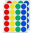 Amazon.com : 200 Pieces, 2 inch - Large Colored Moving Stickers, Round ...