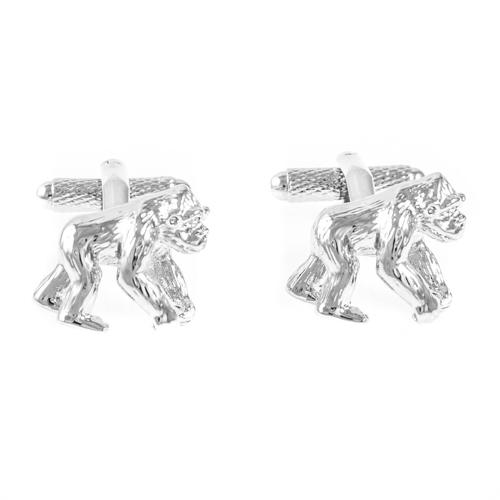 Amazon.com: MRCUFF Gorilla 3D Pair Monkey Cufflinks in a Presentation ...