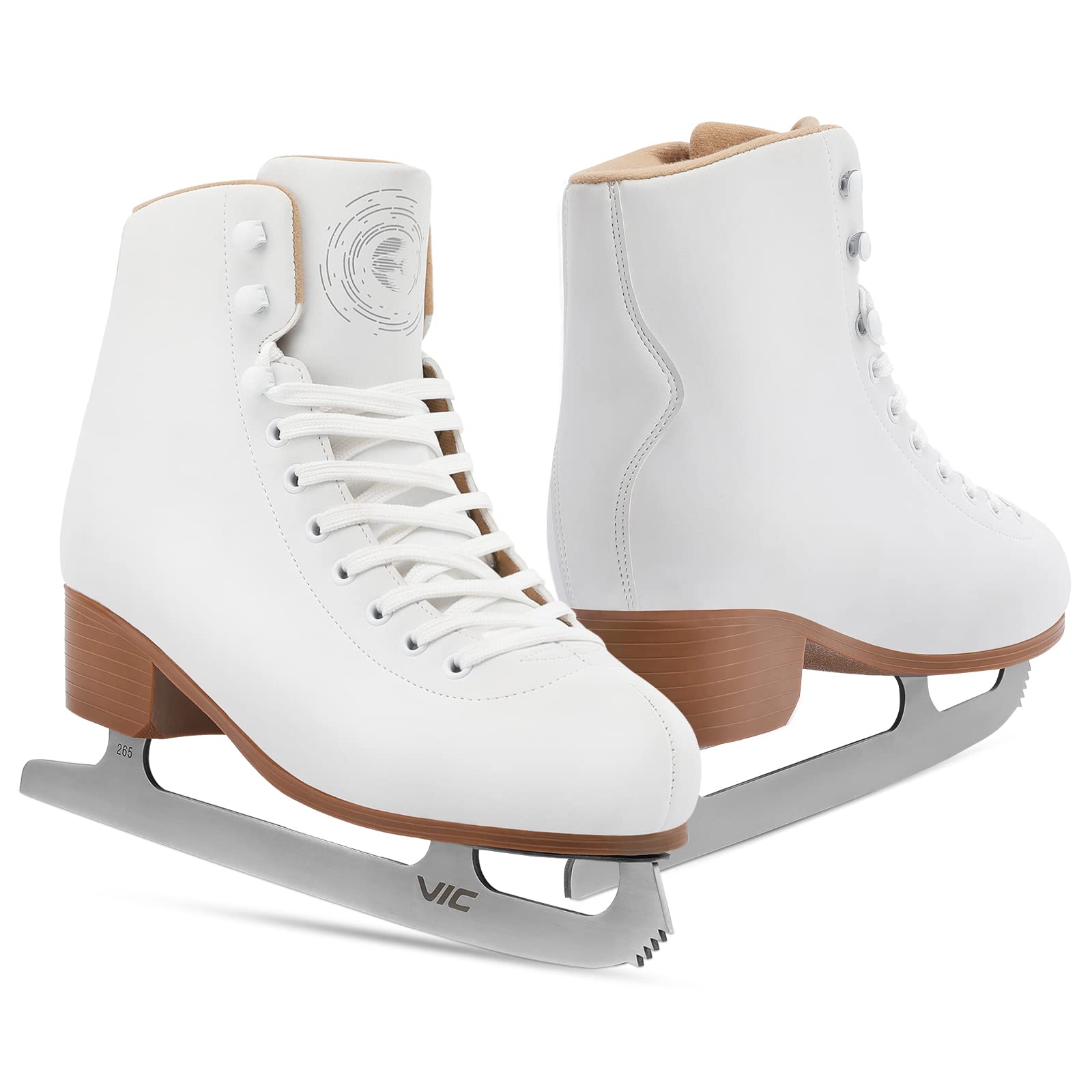 FEETCITY Women Ice Skates Figure Skating Socks Lace-UpHockey Skate for ...