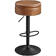 Amazon.com: VASAGLE EKHO Collection - 360° Swivel Bar Stool, Height Adjustable Barstool with ...