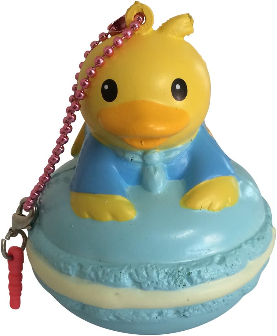 Amazon.com: Squishy & Scented Le Duck Macaron from Creamiicandy! (Blue)