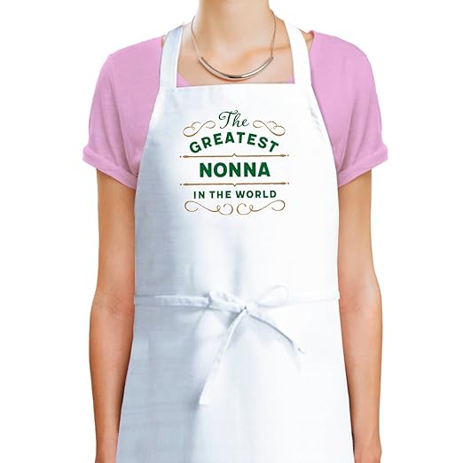 Nonna Apron, Nonna Cooking Gift, 'World's Greatest Nonna', Personalized ...