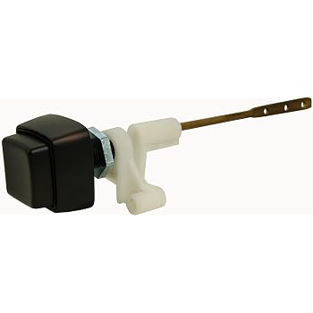 Toilet Tank Lever, Side-mounted, Push-Button Type, Oil Rubbed Bronze ...