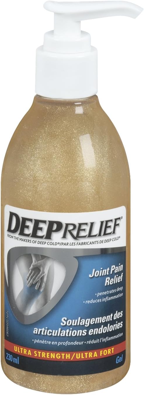 Deep Relief Joint Pain Relief Ultra Strength Gel, Reduces Inflammation ...