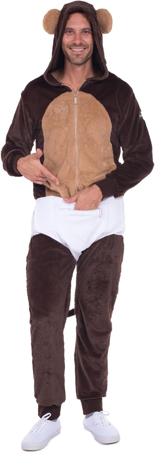 Amazon.com: Tipsy Elves Men's Monkey Halloween Costume - Monkey ...