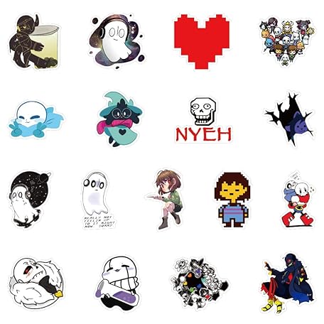 Mua Undertale Stickers Pack| 50pcs Sans Undertale Viny Waterproof ...