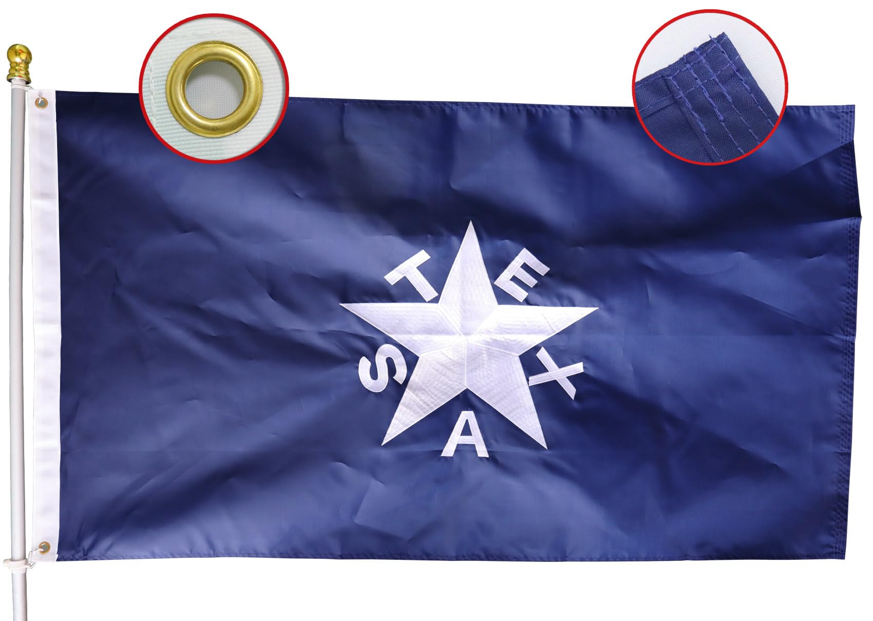 Mua Heavy Duty Zavala De Lorenzo Texas Flag 3x5 Ft -Longest Lasting ...