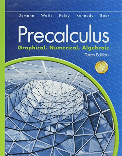 Amazon.com: Precalculus : Graphical, Numerical, Algebraic ...