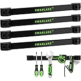 Amazon.com: 4 pieces 12 inches Magnetic Tool Bar black metal tool organizer for Garage&Workshop ...