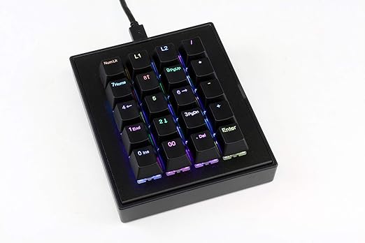 Amazon.com: Max Keyboard Falcon-20 Programmable Macropad Mechanical ...