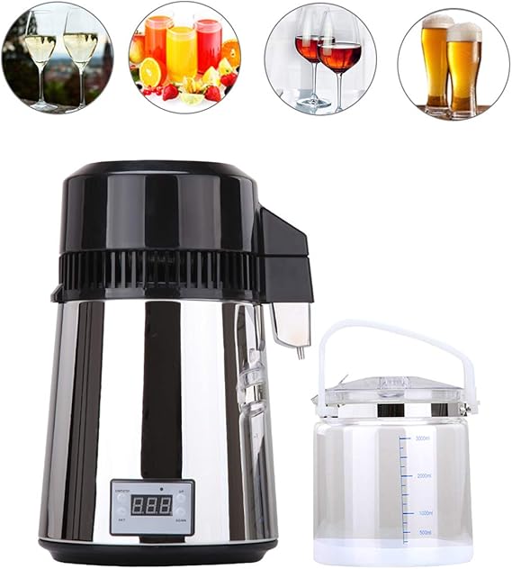 Amazon.com: Slsy 1 Gallon Alcohol Distiller Electric Moonshine Still, 4 ...