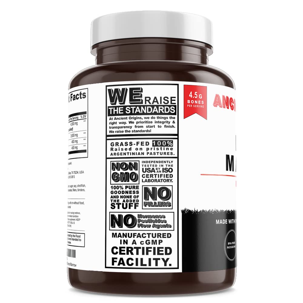 Mua Ancient Origins Grass Fed Beef Bone Marrow Supplement 4500mg with ...