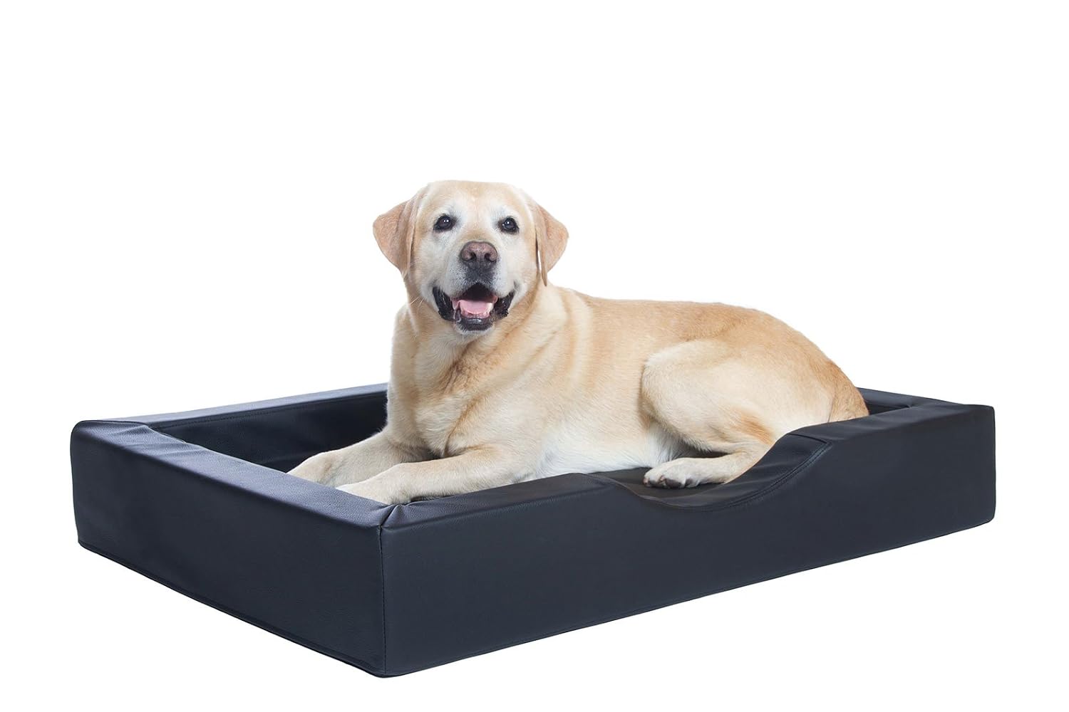 Orthopädischer Hundekorb Visko Compact Style 120x80x16cm schwarz ...