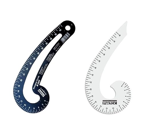 KHYATI Tailoring Scales/Fashion Designing Scale- Hard Plastic Scale ...