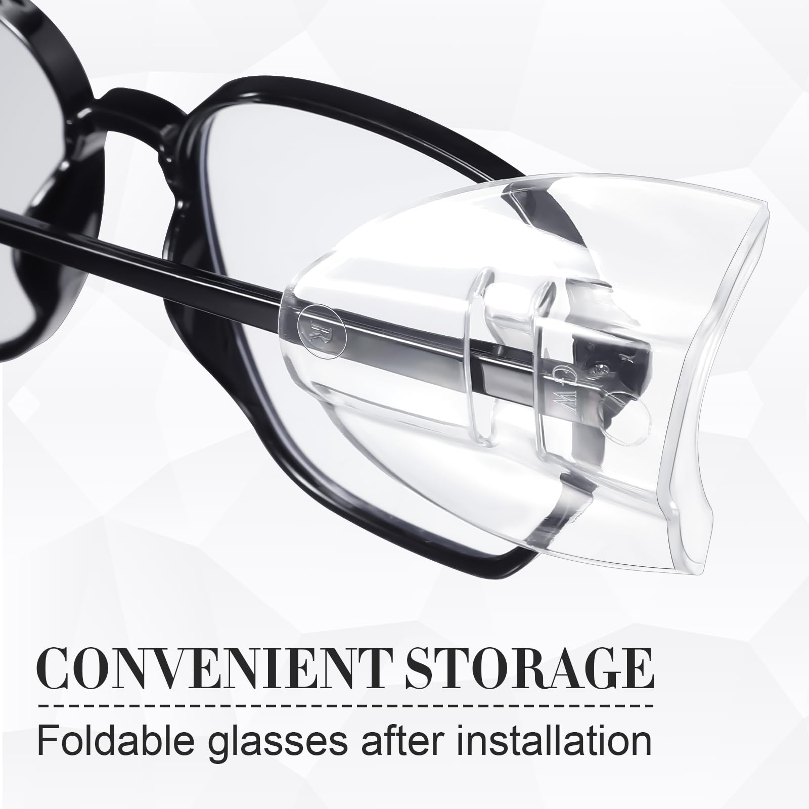 Mua Tellegloww 60 Pairs Clear Safety Glasses Side Shields for ...