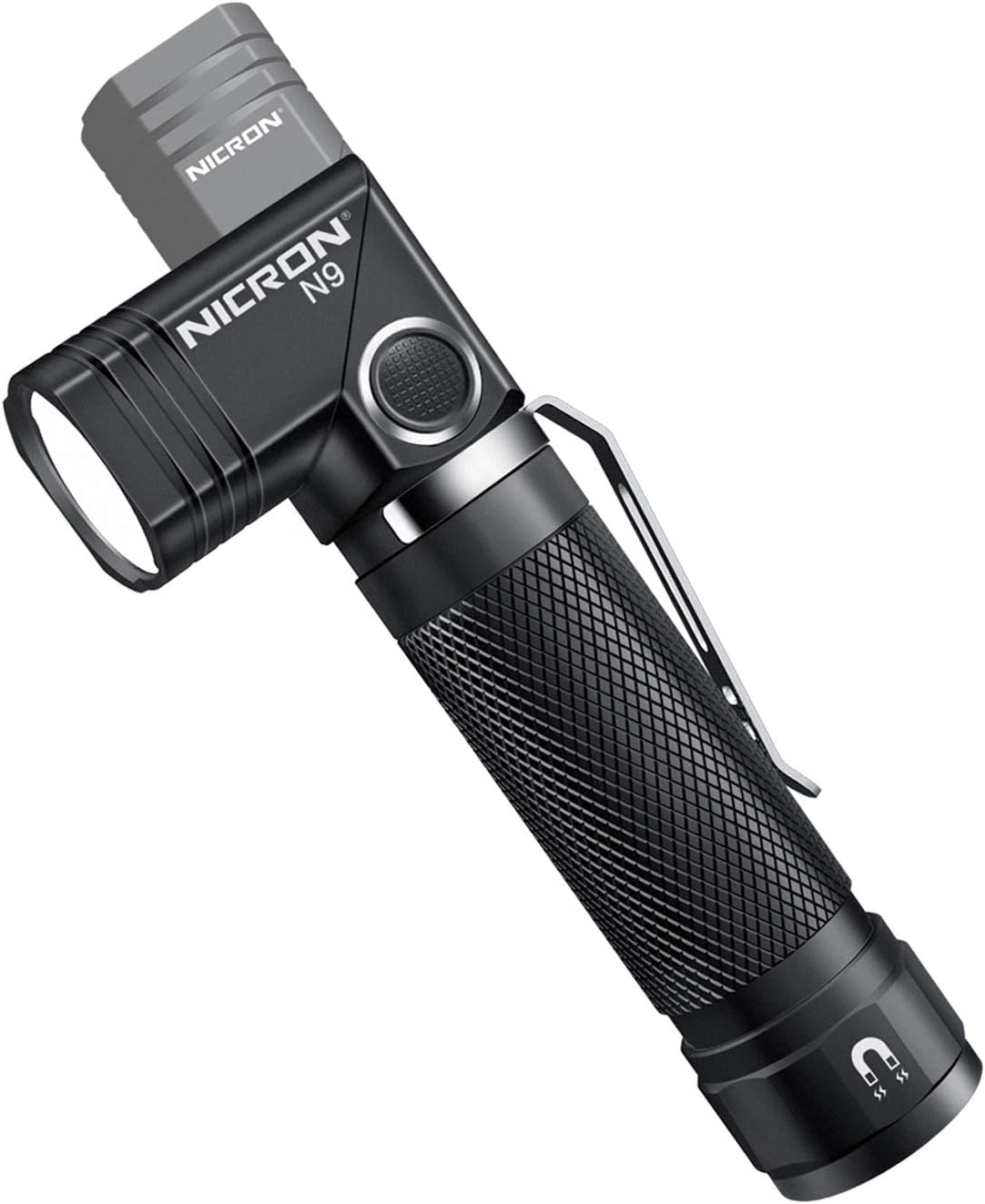 Taschenlampe 18650, NICRON N9, 6 Modi, super helle LED, 1000 Lumen, 90 ...