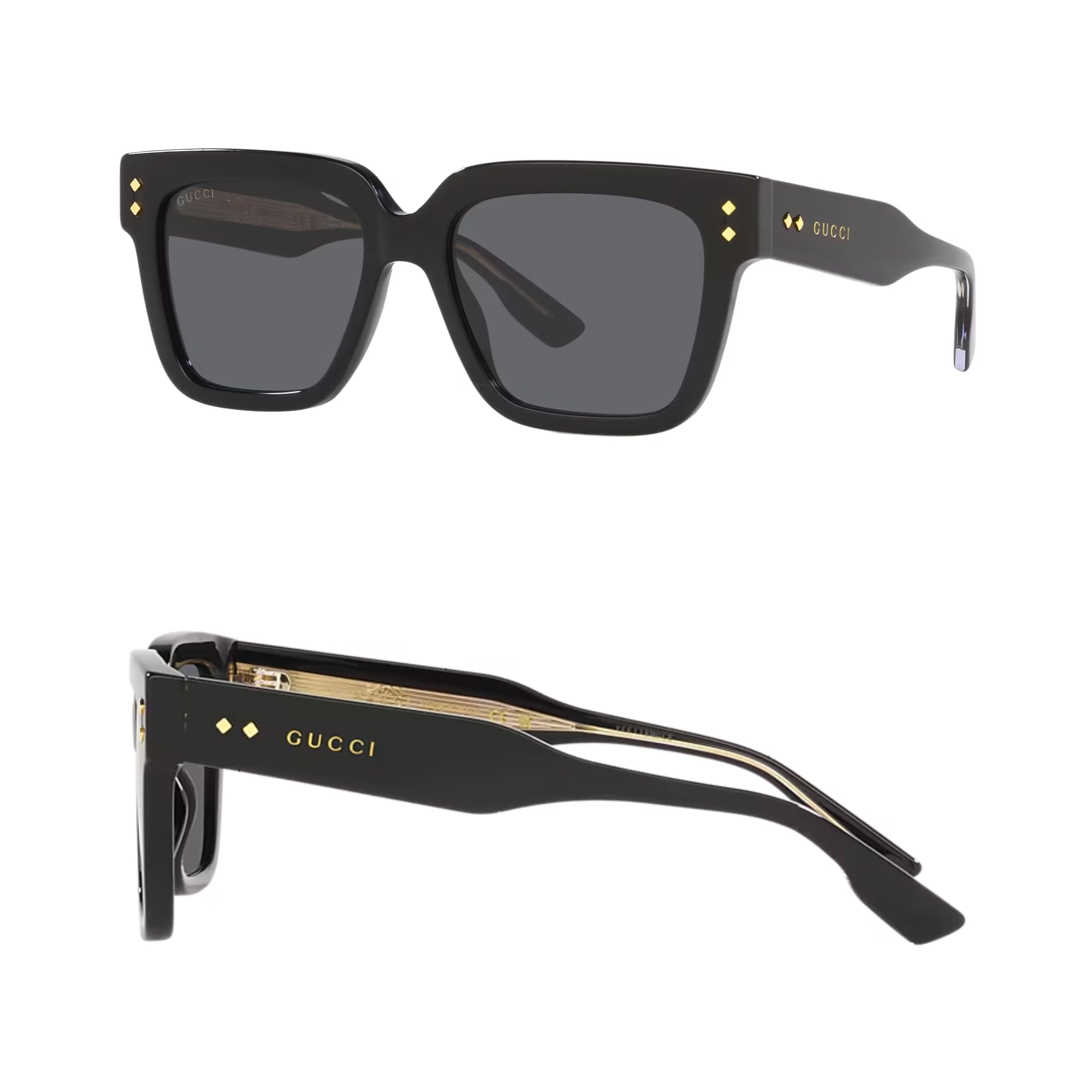 Mua Gucci GG1084S Lettering Logo Squared Shape Sunglasses with Luxury ...