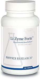 Amazon.com: Biotics Research Li-Zyme Forte™– 150 mcg Plant-sourced ...
