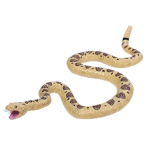 Fake Snakes Rubber Realistic Snake Plastic Figure Rattle for Halloween ...