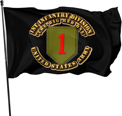Amazon.com : PINGqi Army 1st Infantry Division Big Red One Outdoor ...