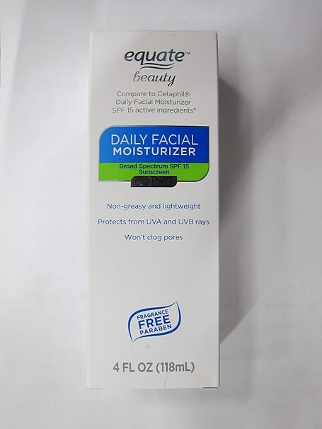 Amazon.com: Equate Beauty Daily Facial Moisturizer SPF 15 Sunscreen, 4 ...