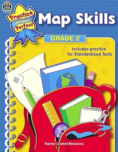 Map Skills Grade 2: Grade 2 (Practice Makes Perfect (Teacher Created ...