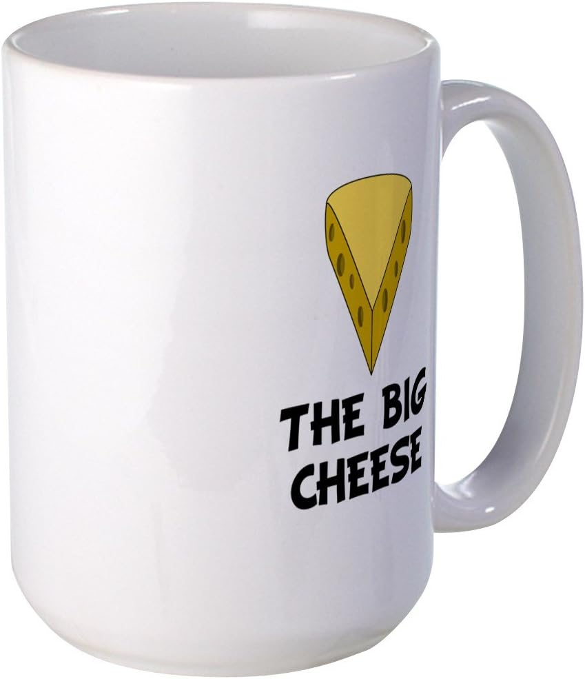 Amazon.com: CafePress Big Cheese Large Mug Coffee Mug, Large 15 oz ...