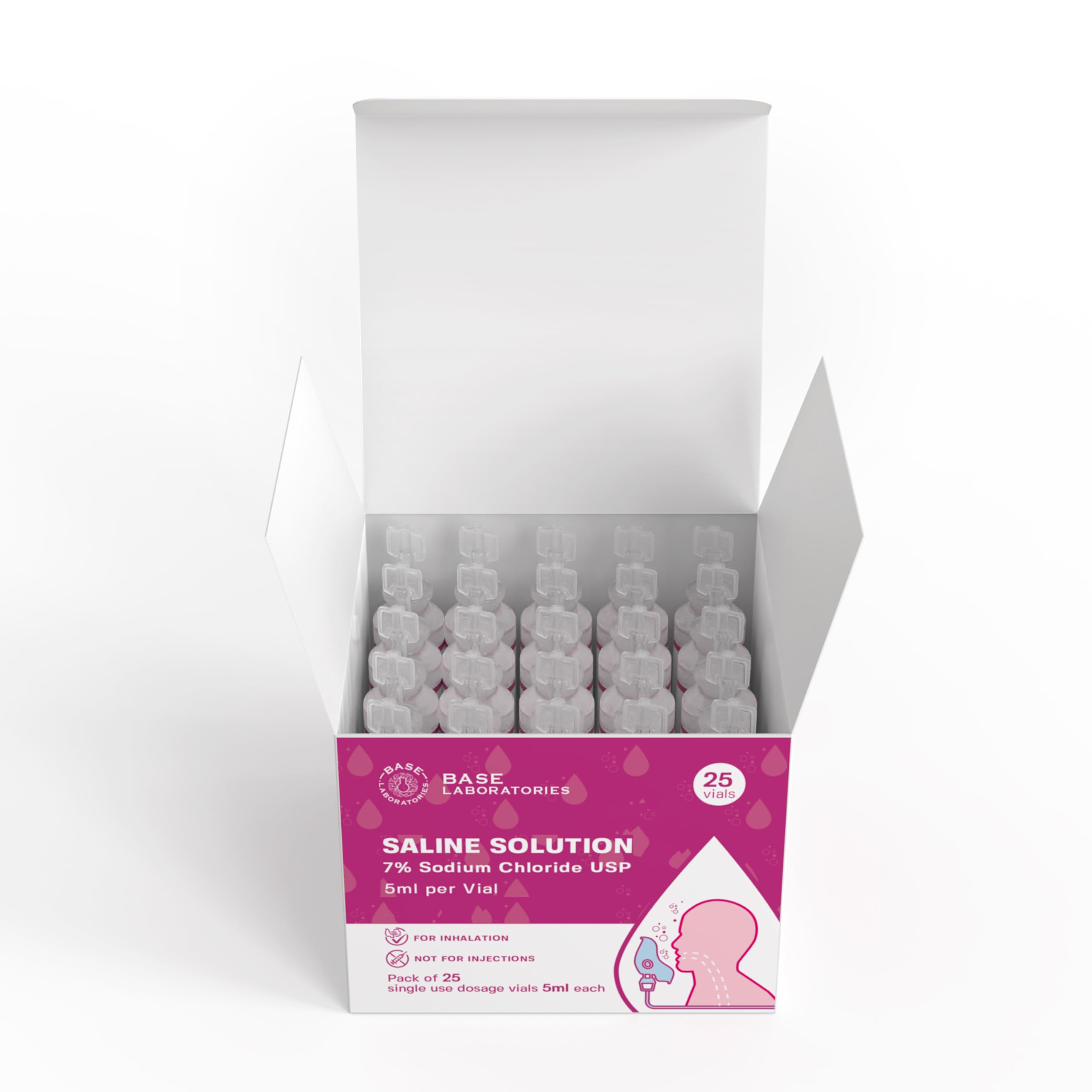 Mua BASE LABORATORIES 7% Saline Solution for Nebulizer Machine | Saline ...