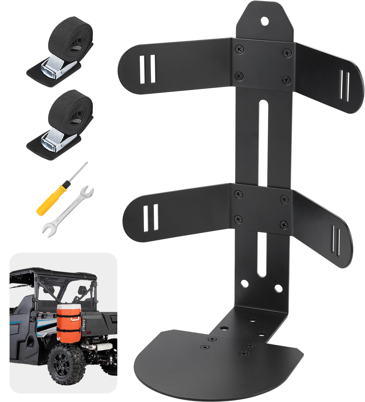 SKYJDM 5 Gallon Water Cooler Mount Rack for Trailer, Thickened Steel ...