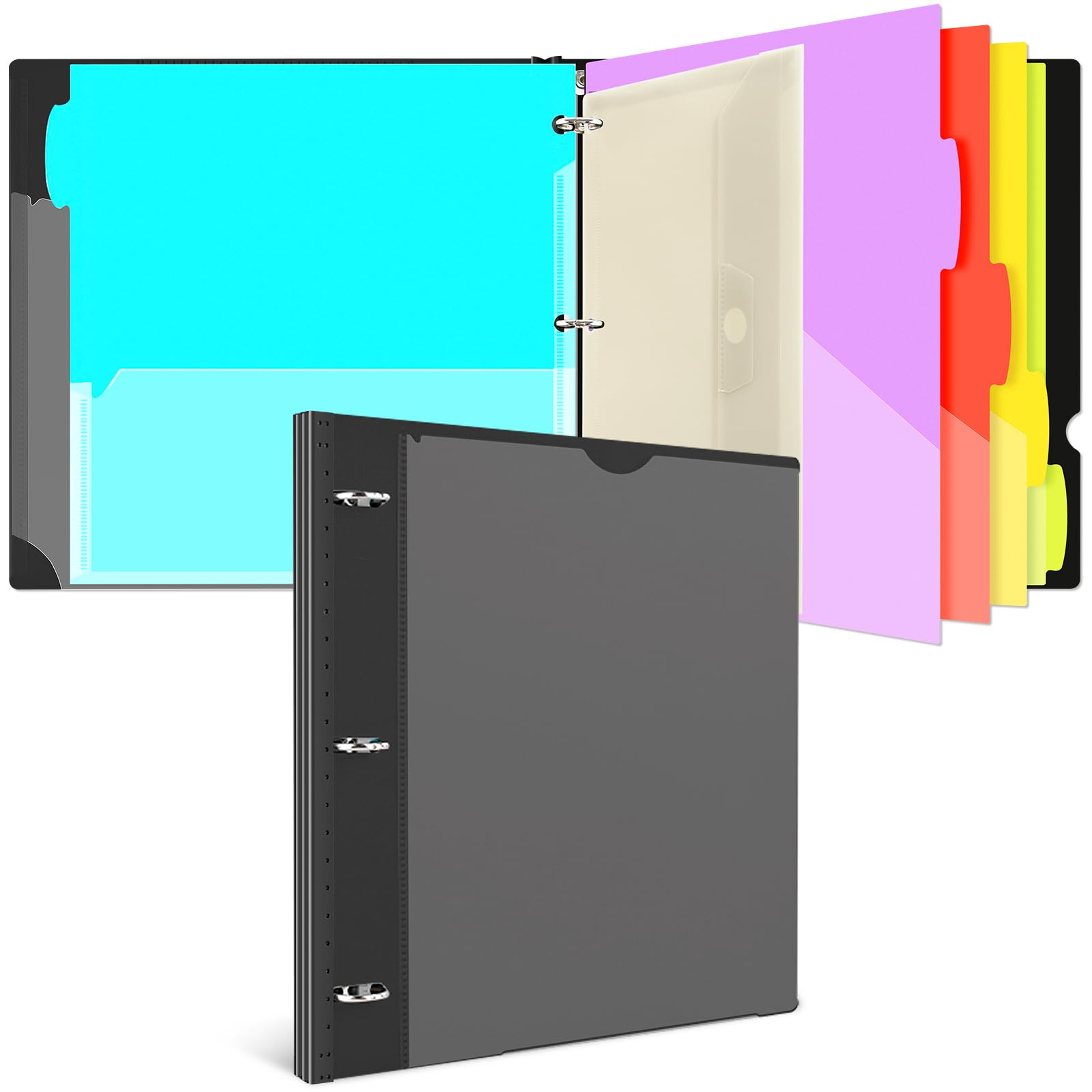 Mua JISUSU Telescoping Project Organizer Binder, Refillable 3 Ring ...