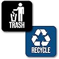 Amazon.com: Recycle and Trash Magnets for Kitchen Trash Cans and ...
