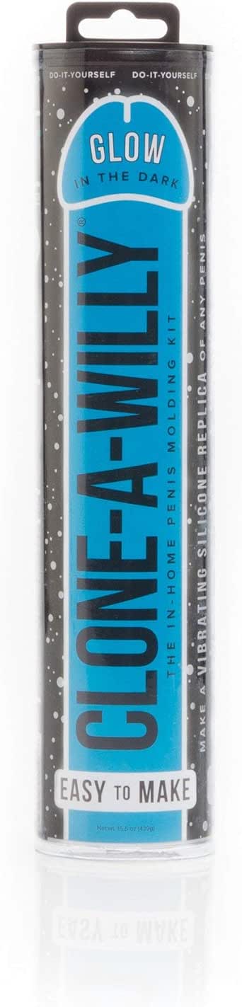 Clone-a-Willy Silicone Vibrating in Home Penis Molding Kit Glow-in-the ...