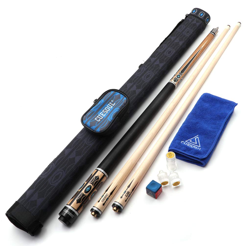 Mua Black Scorpion CUESOUL 58" 19oz DS Maple Pool Cue Stick Set, 2 ...