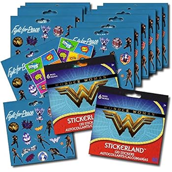 Amazon.com: Wonder Woman Mini Sticker Pack: Toys & Games