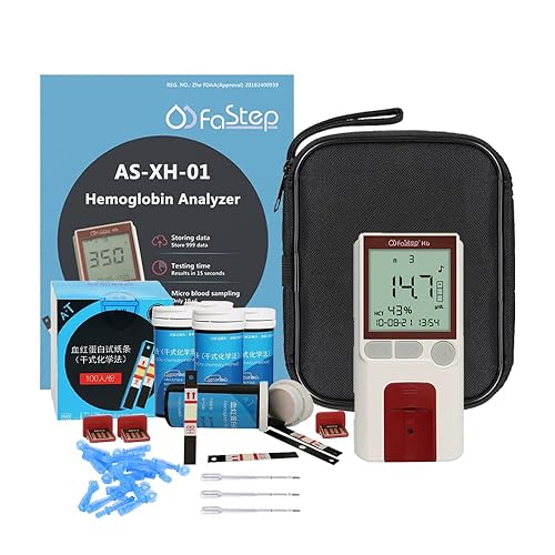Hemoglobin Meter Hemoglobin Test Meter kit Hemoglobin Analyzer Anemia ...