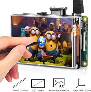 Amazon.com: OSOYOO 3.5" HDMI LCD Touch Screen Monitor Display TFT for ...