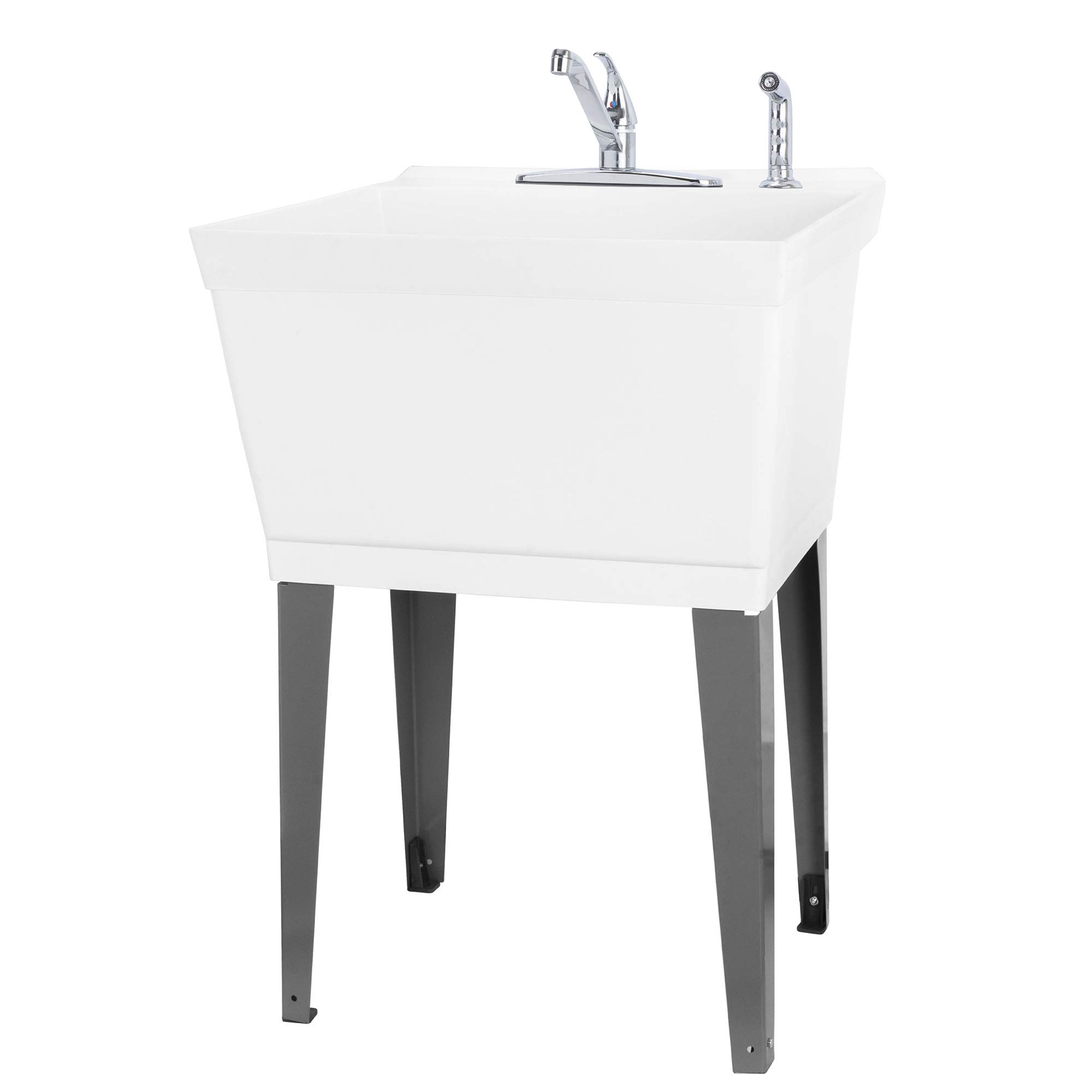 Buy Utility Sink Laundry Tub With Pull Out Duel Setting Kitchen Faucet buy-utility-sink-laundry-tub-with-pull-out-duel-setting-kitchen-faucet
