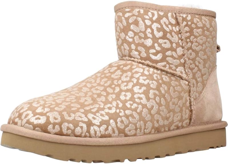 UGG Women's Classic Mini Snow Leopard Boot: Amazon.co.uk: Shoes & Bags